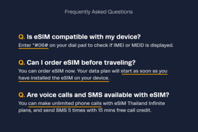 eSIM Thailand Unlimited Data & Calls - No.1 Thailand eSIM